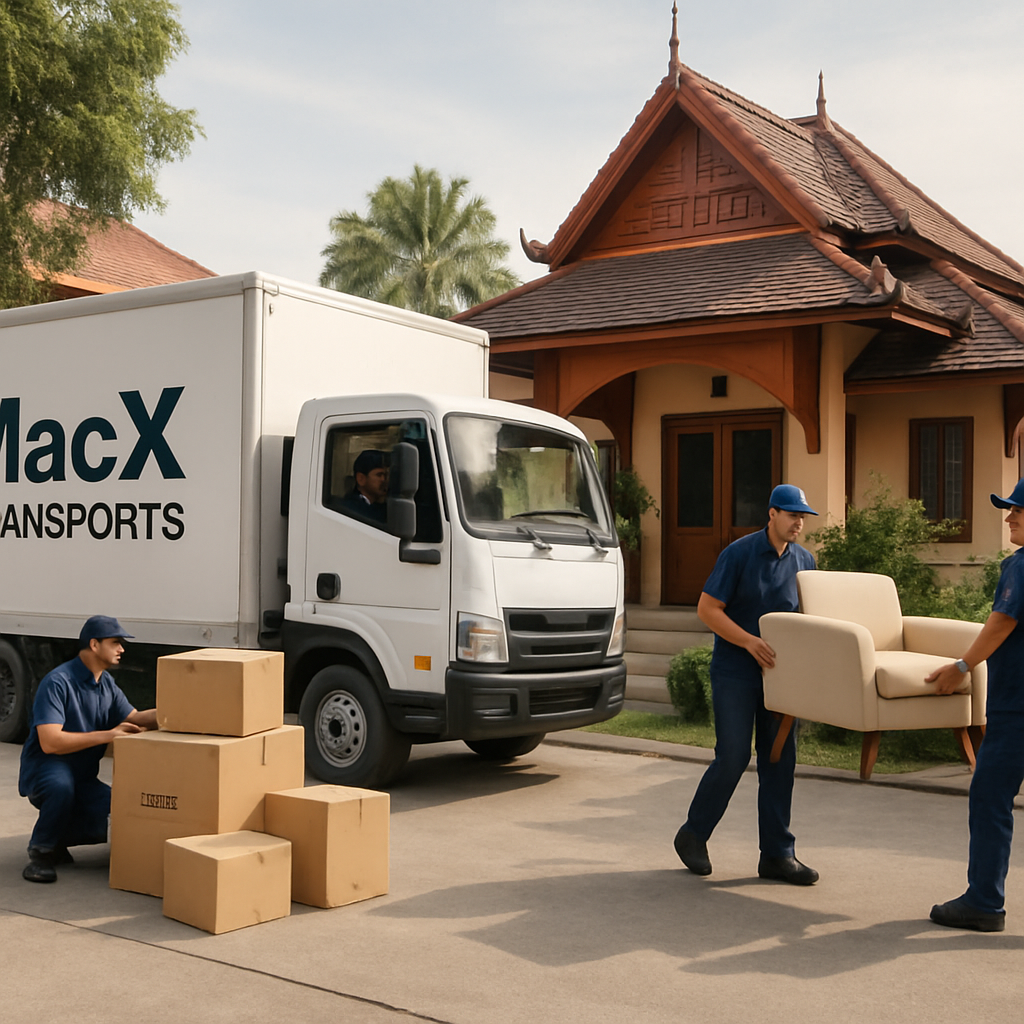 บริการรถขนของย้ายบ้าน โดย MacX Transports